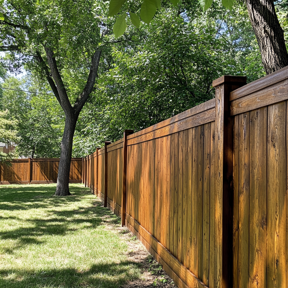 Fence Staining & Painting